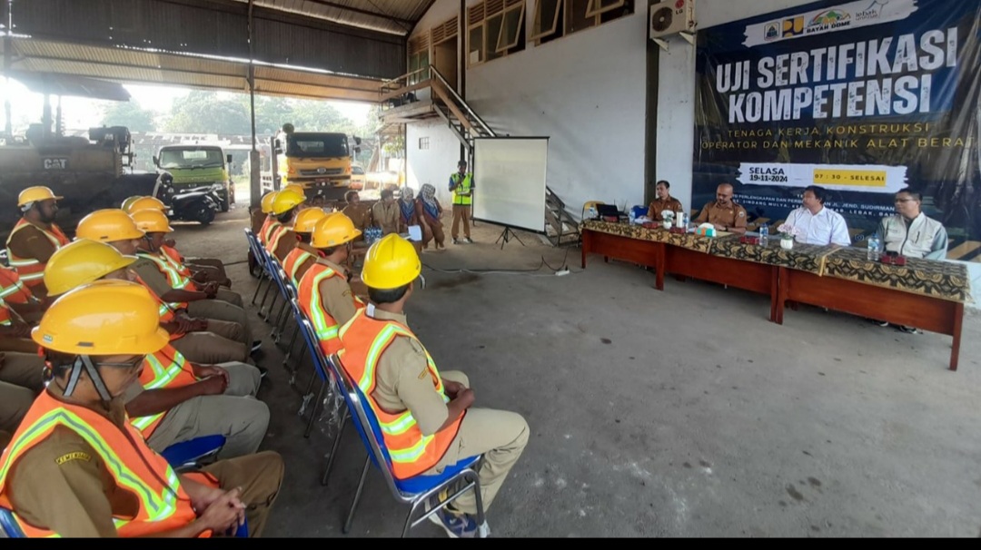 Dinas PUPR Ka Lebak Bekerjasama Dengan BJKW III Jakarta melaksanakan ...