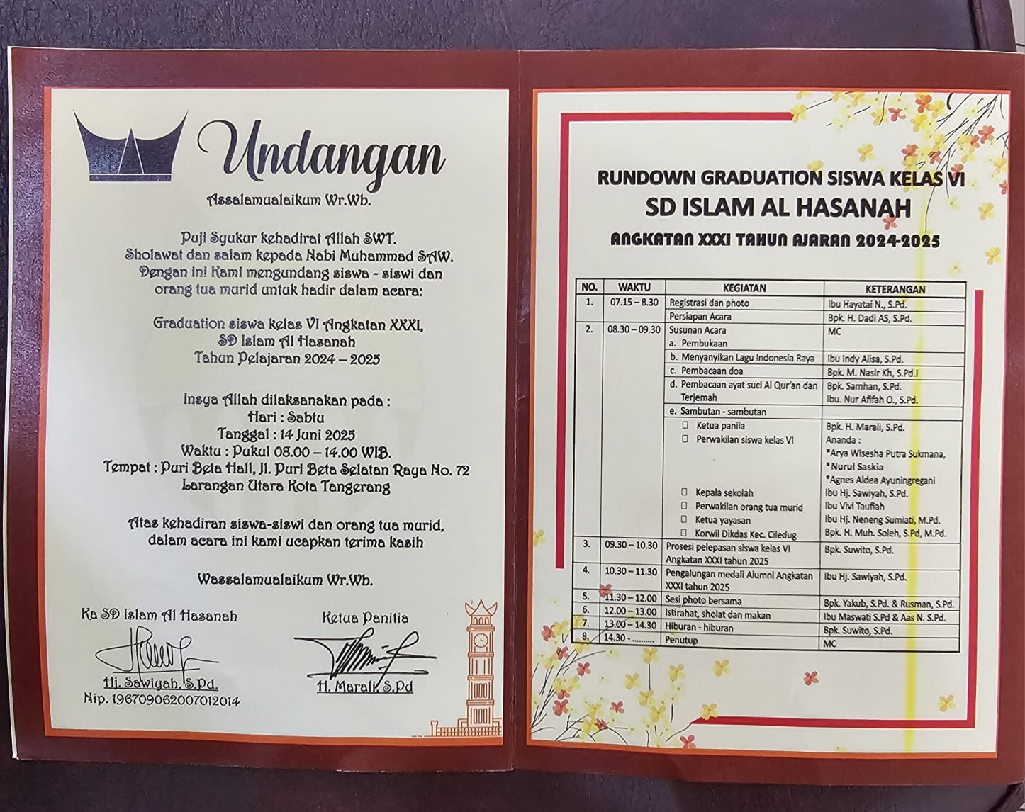Graduation SD Islam Al Hasanah 2025 Dibalut Adat Padang, Wali Murid ...